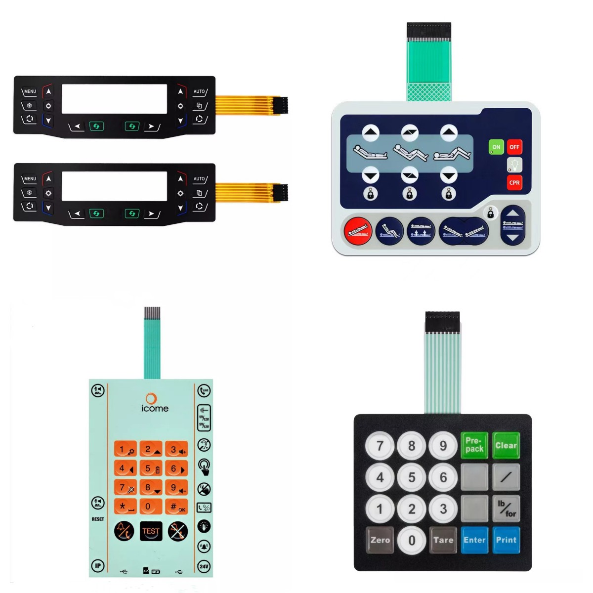 Membrane Switches With Touch Screen Custom Membrane Switch Panel